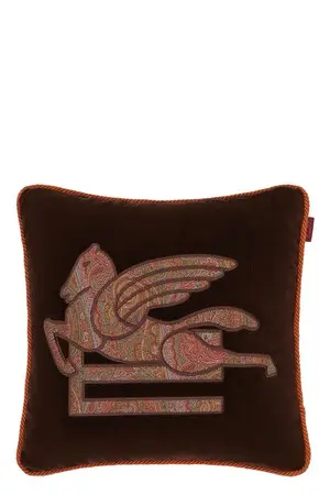 Etro Pegaso Cushion - Brown