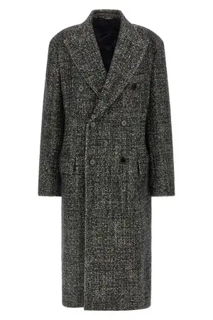 Dolce & Gabbana Bouclé Wool Coat