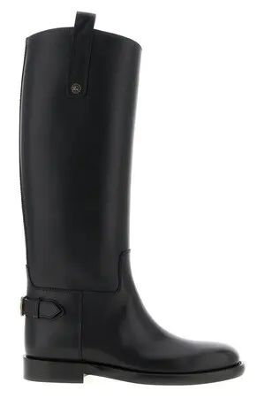 Burberry Cavalier Leather Boots