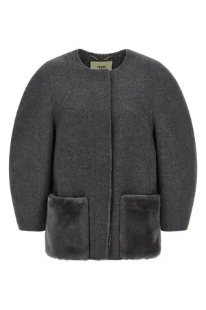 Fendi Cocoon Blouson - Gray