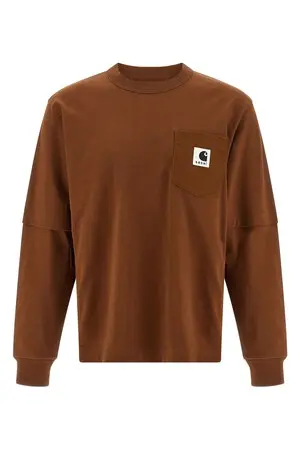 Sacai Capsule X Carhartt Wip Cotton T-shirt