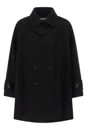 Alberto Biani Double-breasted Virgin Wool Caban