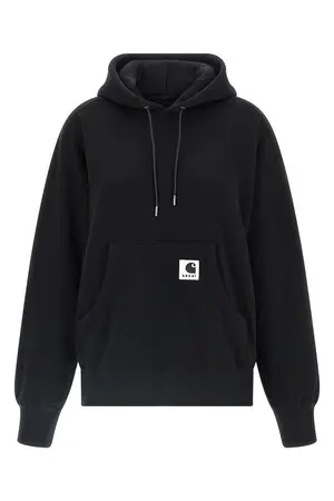 Sacai X Carhartt Wip Capsule Hoodie - Black