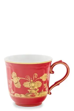 GINORI 1735 Cup 'oriente Italiano Gold Collection' 400 Cc - Red
