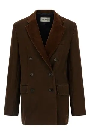 Dries Van Noten Befya Cotton Denim Blazer