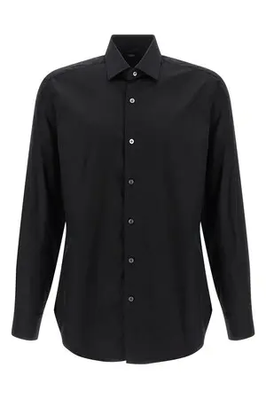 BARBA NAPOLI Stretch Cotton Shirt