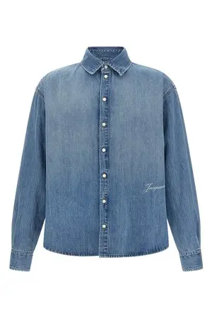 Jacquemus La Chemise De-nîmes Simon' Shirt - Blue