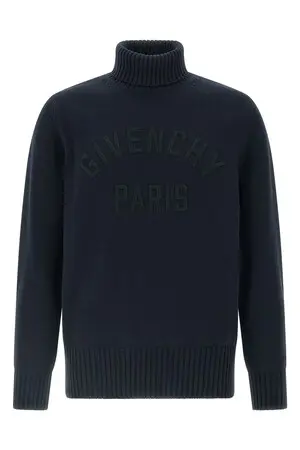 Givenchy Paris' Turtleneck Sweater - Blue