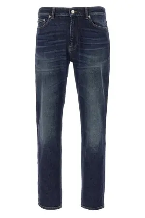 DEPARTMENT 5 Stones Stonewashed Cotton Denim Jeans - Blue
