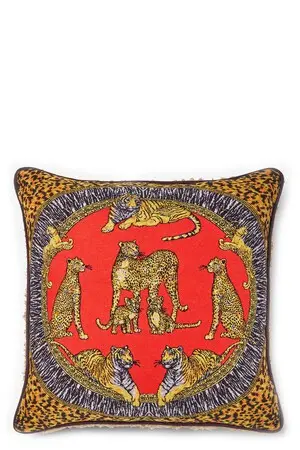 Versace Wild Cats' Double-face Cushion - Multi
