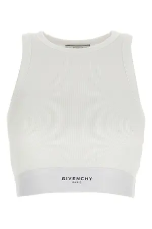 Givenchy Crop Tank Top - White