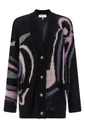 Emilio Pucci Marmo Cardigan - Black