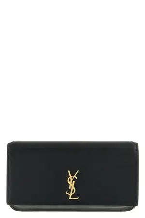 Saint Laurent Cassandre' Smartphone Holder - Black
