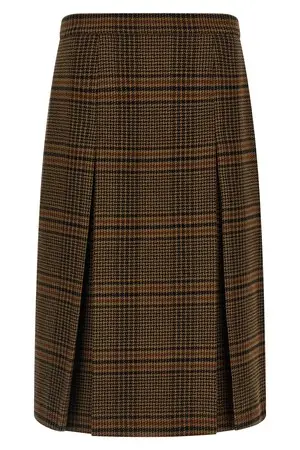 SAINT LAURENT Prince Of Wales Skirt