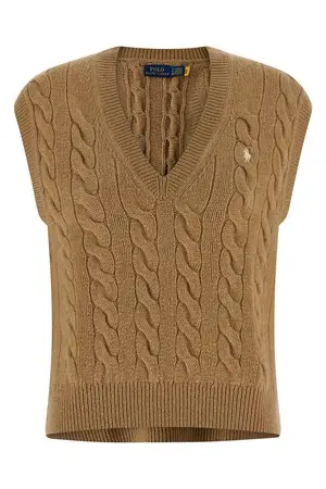Polo Ralph Lauren Braided Cashmere-blend Vest