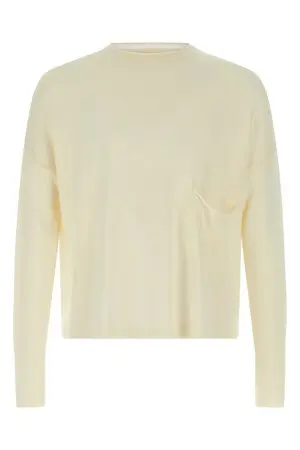 MA'RY'YA Wool Sweater - White