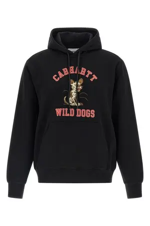 Men's Black Dog Sweatshirts Hoodies