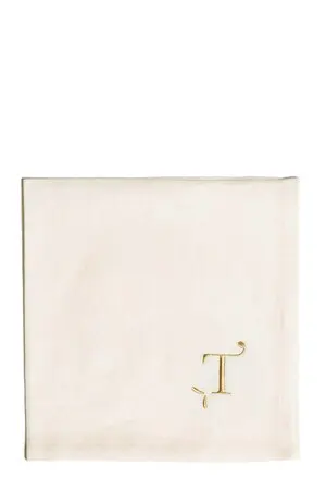 BITOSSI T' Letter Napkin - White