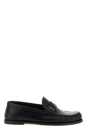 Saint Laurent Smooth Leather Loafers