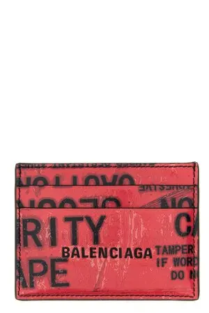 Balenciaga Tape Type' Card Holder