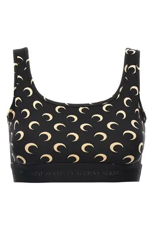 MARINE SERRE Moon Sporty Top - Black