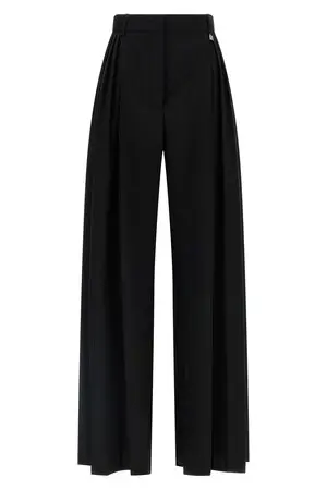 Giuseppe Di Morabito Tailored Wool Canvas Pants - Black