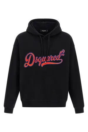 Dsquared2 Sponge Patch' Hoodie - Black