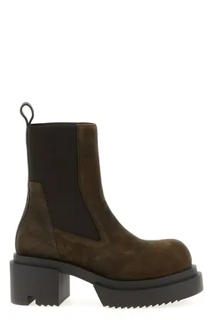 Rick Owens Beatle Bogun' Ankle Boots - Brown