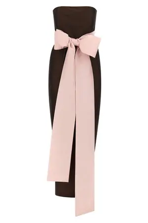 Bernadette Lina' Dress - Brown