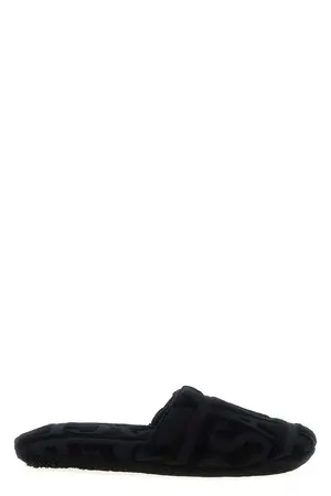 Versace Allover' Slippers - Black