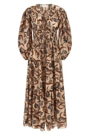 Zimmermann Ascension Tie Billow Maxi' Dress - Multi