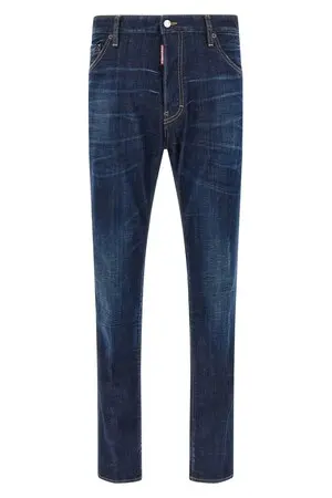 Dsquared2 Cool Guy Stonewashed Cotton Denim Jeans