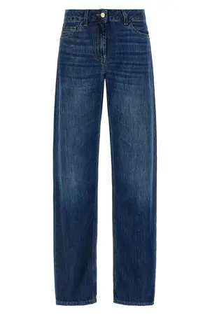 Elisabetta Franchi Palazzo Jeans - Blue