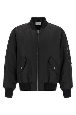 Saint Laurent Serge Bomber Jacket - Black