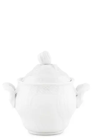 GINORI 1735 Sugar Bowl 'vecchio 475 Cc - White