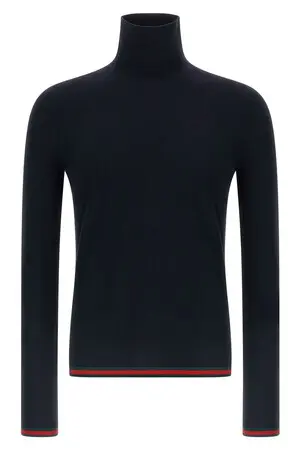 Gucci Web Ribbon Mesh Cashmere Sweater