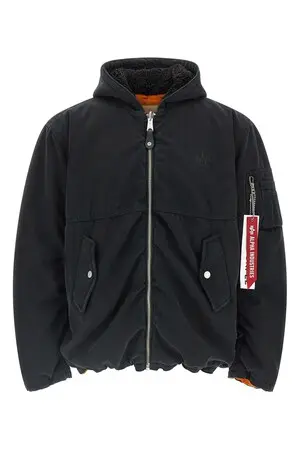 PURPLE BRAND Alpha Industries X Reversible Bomber Jacket - Multi