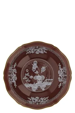 GINORI 1735 'oriente Italiano' Tray ⌀ 35 Cm Brown