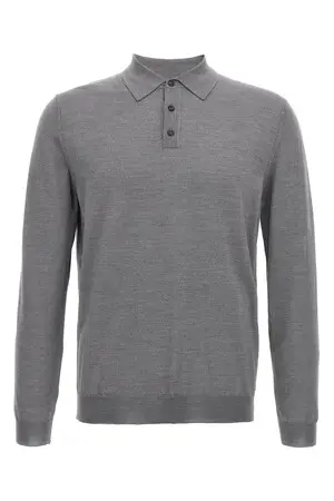 ZANONE Virgin Wool Polo Shirt