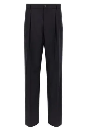 Dries Van Noten Penrud Herringbone Wool Pants