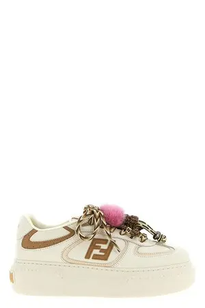 Fendi FENDI Match Leather Sneakers Multi