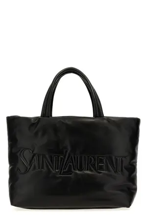 Saint Laurent Nappa Leather Shopping Bag - Black