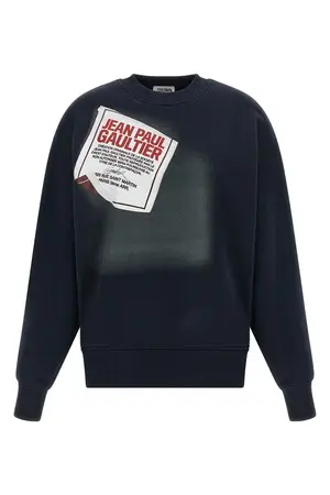 JEAN PAUL GAULTIER The Gaultier Label' Sweatshirt - Blue
