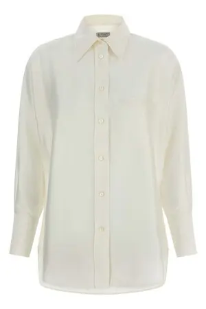 Alberto Biani Silk Shirt - White