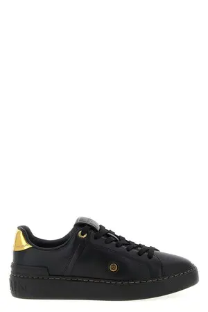 Balmain B-court Leather Sneakers