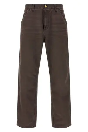 Carhartt Work In Progress Single Knee' Pants - Brown