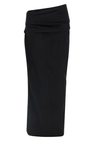 ENTIRE STUDIOS Stretch Wool Skirt - Black