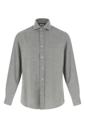 Brunello Cucinelli Cotton Shirt - Gray