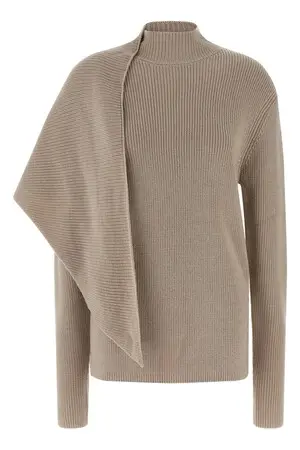 ENTIRE STUDIOS Combed Merino Wool Wrap Sweater