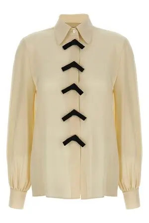 Valentino Garavani Silk Bow Shirt